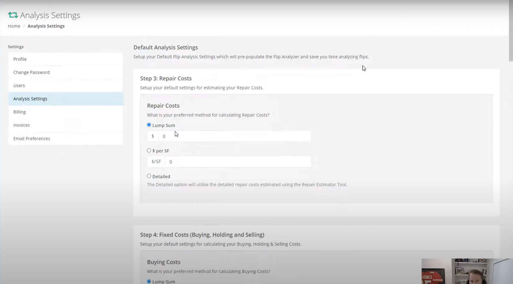 Flip Analyzer Default Settings | FlipperForce Knowledge Base